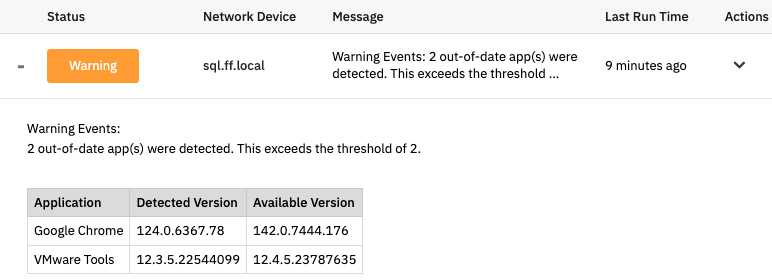 App Version Event Monitor | FrameFlow